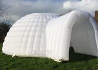 China White Inflatable Igloo Dome Tent with CE/UL Certification - Custom Sizes 3-8 Minute Setup for sale