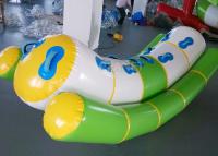 China Giant Inflatable Water Seesaw 4x4m Heavy Duty PVC Floating Totter for Amusement Park for sale