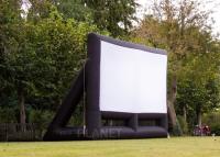 China 6 Meter Inflatable Cinema Screen with Flame Retardant Material for Outdoor Movie Events and Parties for sale