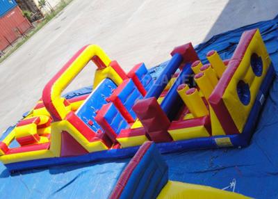 China 11 Meter Inflatable Obstacle Course with Triple Stitching - 11.5m x 4.0m Commercial Grade Outdoor Game for sale