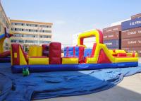 China 11 Meter Inflatable Obstacle Course with Triple Stitching - 11.5m x 4.0m Commercial Grade Outdoor Game for sale