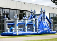 China 17.5x3.6x5.82m Adult Inflatable Obstacle Course with 0.55mm PVC Material and OEM Service for sale
