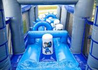 China 17.5x3.6x5.82m Adult Inflatable Obstacle Course with 0.55mm PVC Material and OEM Service for sale