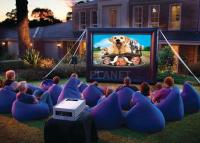 China Custom Outdoor Inflatable Movie Screen with CE/UL Blower - 2-3 Year Warranty & Repair Kits Included for sale