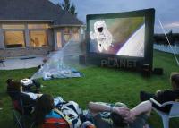 China Custom Outdoor Inflatable Movie Screen with CE/UL Blower - 2-3 Year Warranty & Repair Kits Included for sale