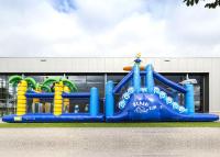 China Commercial Inflatable Obstacle Course 17.5x3.6x6.1m with 0.55mm PVC Material and 2-Year Warranty for sale