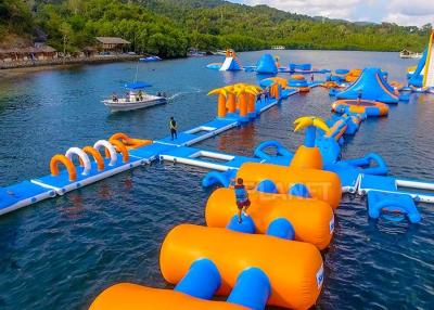 China Commercial Inflatable Water Park with 0.55mm PVC Material - CE Certified Custom Water Obstacle Course for Aqua Parks for sale