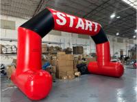 China Custom Inflatable Start Finish Arch Gate Floating Water Sports Race Arch for Swimming Competition for sale
