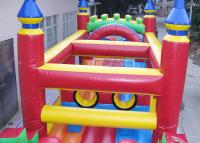 China Commercial Inflatable Obstacle Course 20m x 3.7m with 0.55mm PVC Material and CE/UL Certification for sale