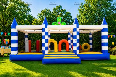 China Commercial Inflatable Bounce House Castle Outdoor Kids Obstacle Course Bouncer Playground for Party Rental for sale