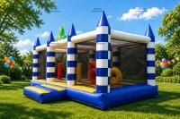 China Commercial Inflatable Bounce House Castle Outdoor Kids Obstacle Course Bouncer Playground for Party Rental for sale