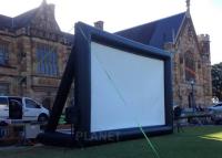 China Custom Inflatable Movie Screen with Logo Printing - PVC Tarpaulin Material, 2-3 Year Warranty, CE/UL Certified Blower for sale