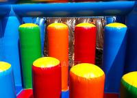 China 14m x 4.5m x 6.0m Inflatable Tunnel Obstacle Course with 0.55mm PVC Material and CE/UL Blower for sale