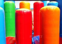 China 14m x 4.5m x 6.0m Inflatable Tunnel Obstacle Course with 0.55mm PVC Material and CE/UL Blower for sale