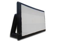 China Black and White Inflatable TV Cinema Screen - Water-Resistant PVC Tarpaulin with 2-3 Year Warranty for sale
