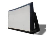 China Black and White Inflatable TV Cinema Screen - Water-Resistant PVC Tarpaulin with 2-3 Year Warranty for sale