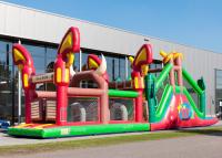 China 17.0x3.6x4.7m Commercial Inflatable Obstacle Course with 0.55mm PVC Material and Quadruple Stitching for sale