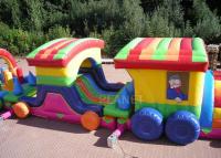 China Large Outdoor Inflatable Obstacle Course 0.55mm PVC Commercial Grade with 2-Year Warranty for sale