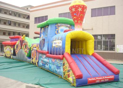 China Commercial Inflatable Obstacle Course with 0.55mm PVC Material and 5-10 Minute Setup for Race Games for sale