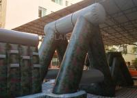 China Giant Inflatable Water Obstacle Course 13m x 3m x 3.2m with 0.55mm PVC Tarpaulin for Entertainment Parks for sale