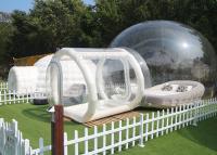 China Inflatable Bubble Hotel Tent Water Resistant with Entrance Tunnel Custom Size CE Certified for sale