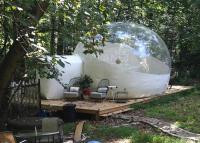 China 4m Inflatable Clear Bubble Tent with Frame Tunnel Outdoor Camping Dome for sale