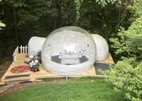 China 4m Inflatable Clear Bubble Tent with Frame Tunnel Outdoor Camping Dome for sale