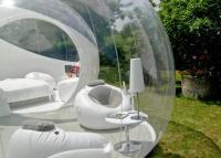 China 4m Diameter PVC Inflatable Clear Bubble Tent - Waterproof Outdoor Dome with 2-Year Warranty for sale