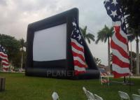 China Outdoor Inflatable Movie Screen 110V/220V with CE/UL Blower - 210D Oxford Material for Advertising & Projection for sale