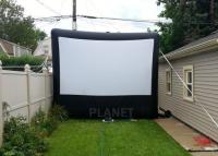 China Commercial Inflatable Movie Screen 210D Reinforced Oxford Material with CE/UL Blower for Outdoor Events for sale