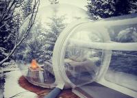 China Double Stitching 4m Outdoor Bubble Tent with 110V Blower - Waterproof PVC Camping Shelter for sale