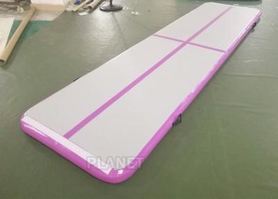China Custom Inflatable Air Track 4x1x0.1m with Velcro for Gymnastics Cheerleading for sale