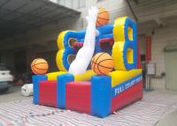 China 3x3x3.5m Inflatable Basketball Hoop Game with Dual Shooting Stations - 0.55mm PVC Material for sale