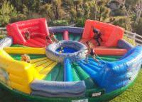 China Giant Inflatable Human Hungry Hippo Game 6m Diameter with 2000N/50mm Strength PVC Material for sale