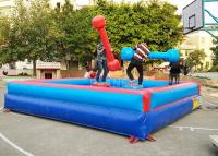 China 5x5x1.0m Inflatable Human Gladiator Joust Game with PVC Tarpaulin Material for Outdoor Events for sale