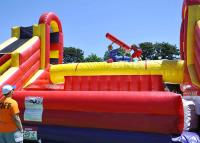 China Inflatable Battle Zone Jousting Game Arena 10m x 8.5m x 5m Customizable PVC for sale