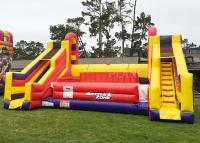 China Inflatable Battle Zone Jousting Game Arena 10m x 8.5m x 5m Customizable PVC for sale