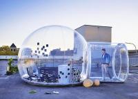 China Luxury Transparent Inflatable Bubble Tent with 0.65mm PVC Tarpaulin - 360° Panoramic View Outdoor Shelter for sale