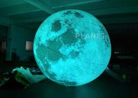 China 3m Giant Inflatable Moon Planet with Colorful LED Lighting - CE EN71 EN14960 Certified Decoration Ball for sale