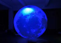 China 3m Giant Inflatable Moon Planet with Colorful LED Lighting - CE EN71 EN14960 Certified Decoration Ball for sale