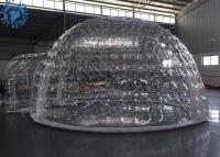 China 6.0m x 4m Transparent Inflatable Dome Tent - Waterproof PVC Clear Igloo for Mobile Hotels & Events for sale