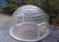 China 6.0m x 4m Transparent Inflatable Dome Tent - Waterproof PVC Clear Igloo for Mobile Hotels & Events for sale