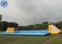 China Custom Inflatable Soccer Field 20x10x2.5m with Water Feature - Outdoor Football Pitch for All Ages for sale