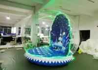 China OEM Airblown Inflatable Snow Globe 3m-5m Diameter with Custom Background - CE EN71 Certified for sale