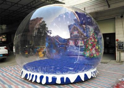China Fire-Proof Inflatable Human Size Snow Globe PLG-03 with 0.8mm Clear PVC Dome and 3-Year Warranty for Event Decoration for sale