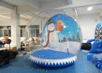 China Custom PVC Tarpaulin Inflatable Snow Globe 3m-5m Outdoor Christmas Decoration with CE Certification for sale