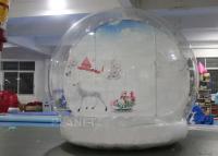 China Custom PVC Tarpaulin Inflatable Snow Globe 3m-5m Outdoor Christmas Decoration with CE Certification for sale
