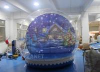 China Custom PVC Tarpaulin Inflatable Snow Globe 3m-5m Outdoor Christmas Decoration with CE Certification for sale