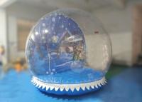 China 4-Meter PVC Inflatable Snow Globe Yard Decoration with 3-Year Warranty and Custom Printing for sale