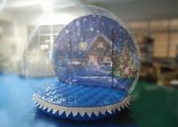 China 4-Meter PVC Inflatable Snow Globe Yard Decoration with 3-Year Warranty and Custom Printing for sale
